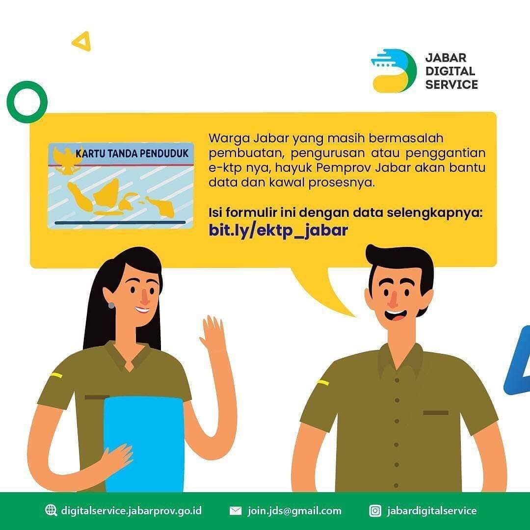 MERESPON KELUHAN WARGA JABAR yang KTP nya belum beres-beres aja ...