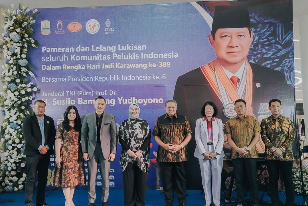 Pengunjung Pameran Lukisan SBY Membludak | Situs Resmi - Pemerintah ...